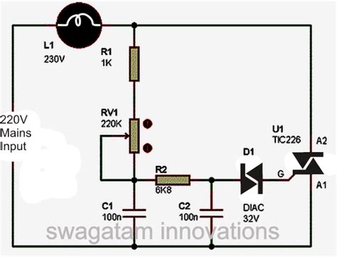 Diac Working And Application Circuits Homemade Circuit Projects