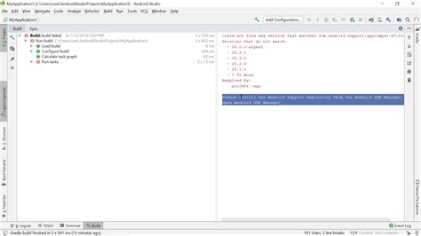 Android Support Repository Manager Stack Overflow