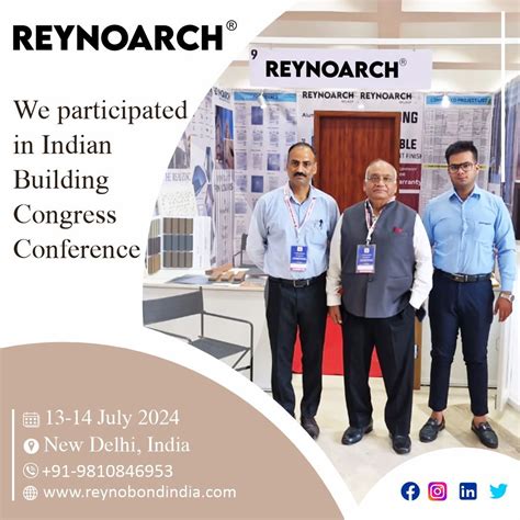Reynobond India On Linkedin Reynoarch Reynobond Exhibition Meet Indian Building Congress…