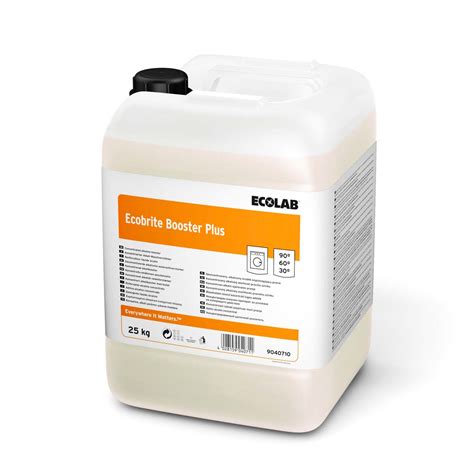 Ecolab Ecobrite Booster Plus Течен алкален препарат за усилване на