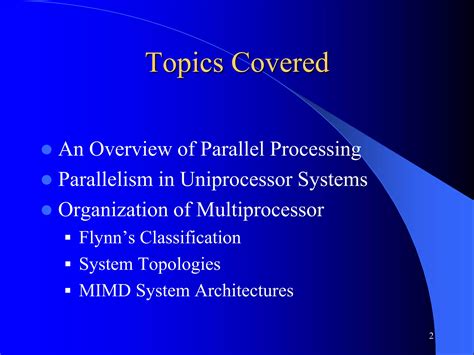 Parallel Processing Ppt