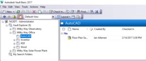 Autodesk Vault Basic Getting Started