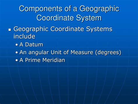 Ppt Introduction To Coordinate Systems And Working With Coordinate Systems In Arcgis