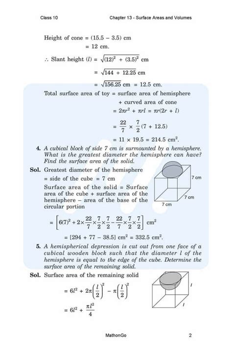 Ncert Solutions For Class 10 Maths Chapter 13 Exercise 131 Mathongo