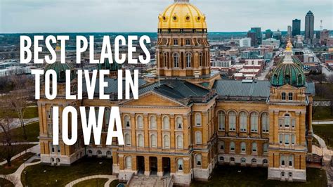 20 Best Places To Live In Iowa Youtube