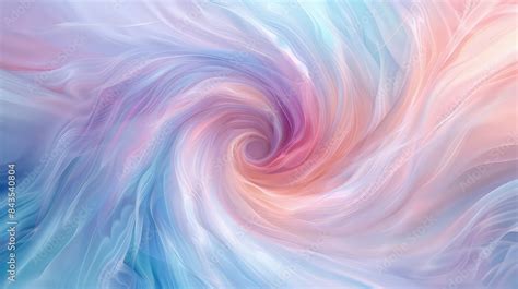 An Abstract Dream Background With Soft Swirling Pastel Colors That Form A Gentle Vortex