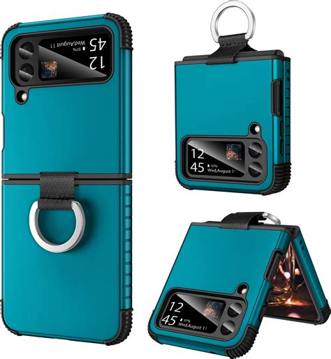 Telaso For Samsung Galaxy Z Flip Case Z Flip G Case Heavy Duty In Full Body Rugged