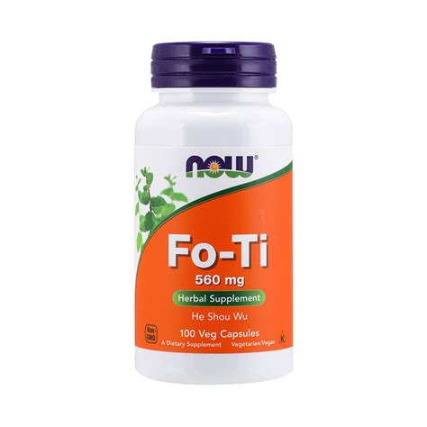 Now Supplements Fo Ti Polygonum Multiflorum 560 Mg Ho Shou Wu