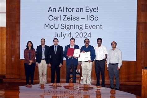 Indian Institute Of Science Iisc On Linkedin Iisc Signed An Mou With Zeiss Group In India To