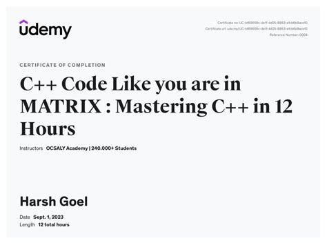 Harsh Goel On Linkedin Udemy Course Completion Certificate