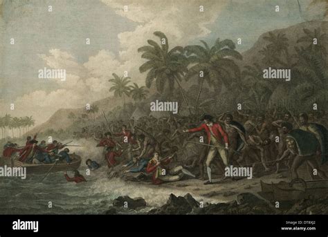 The Death Of Captain James Cook On February 14 1779 1785 Artist