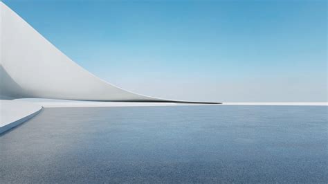 빈 콘크리트 바닥이 있는 추상적인 미래 건축물의 3d 렌더링 자동차 프리젠테이션을 위한 장면 3차원 형태에 대한 스톡 사진 및 기타 이미지 Istock