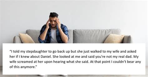 Aita For Disowning My Wifes Daughter After She Chose Her Moms Affair