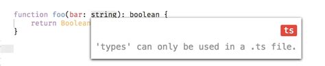 error types can only be used in a ts file · issue 8 · atom ide typescript · github
