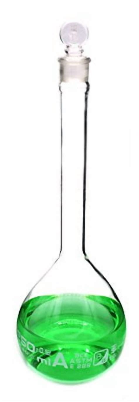 Eisco Volumetric Flask 250ml Class A Astm Tolerance ±0120 Ml