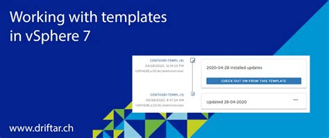 Working With Templates In Vsphere 7 Driftars Blog