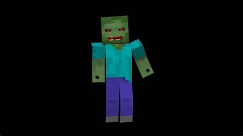Minecraft Zombie 3d Models Download Free3d