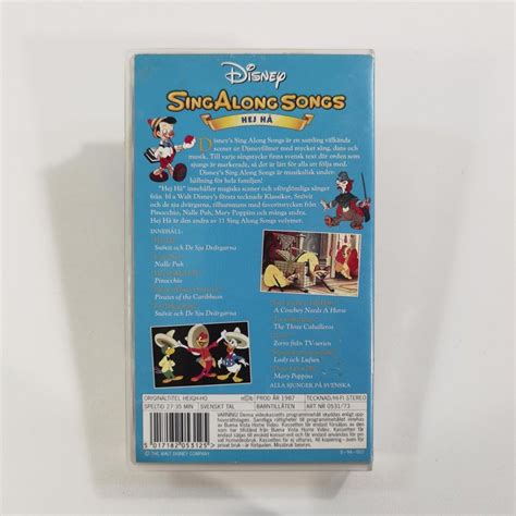 Disney Sing Along Songs Vol 2 Vhs Se Köp På Tradera 598356458
