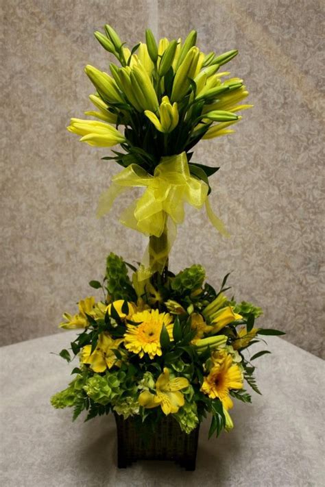 Sunshine Yellow Flowers Arrangement Flowers Delivery Miami