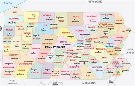 Pennsylvania Cities Map Guide Of The World