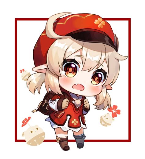 Klee And Jumpy Dumpty Genshin Impact Drawn By Hue Oo Danbooru