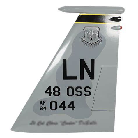48 Oss F 15c Airplane Tail Flash Custom F 15c Eagle Aircraft Tail Flash Plaque