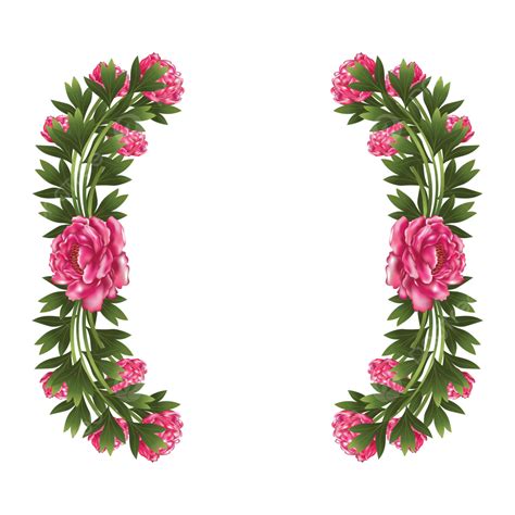 Flower Frame Vector Flower Wedding Invitation Png And Vector With