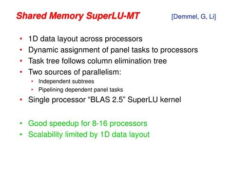Ppt The Evolution Of A Sparse Partial Pivoting Algorithm Powerpoint Presentation Id279997