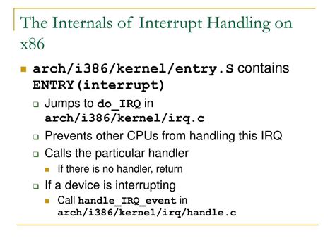 PPT Interrupt Handling PowerPoint Presentation Free Download ID 2967843