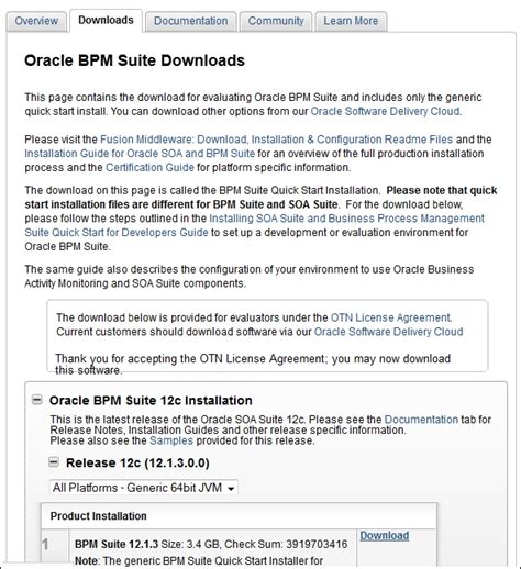 Installing Bpm Suite Oracle Bpm Suite 12c Modeling Patterns Book