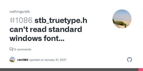 Stbtruetypeh Cant Read Standard Windows Font Wingdingttf · Issue 1086 · Nothingsstb · Github