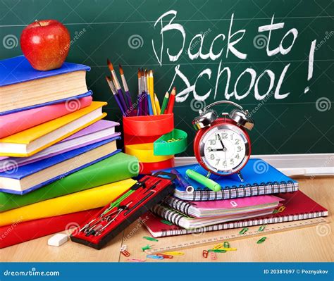 Back To School Supplies Stock Image Image Of Group 20381097