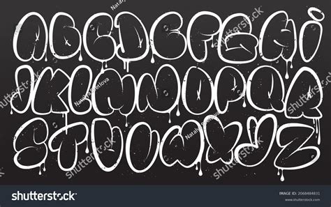 Bubble Graffiti Letter N