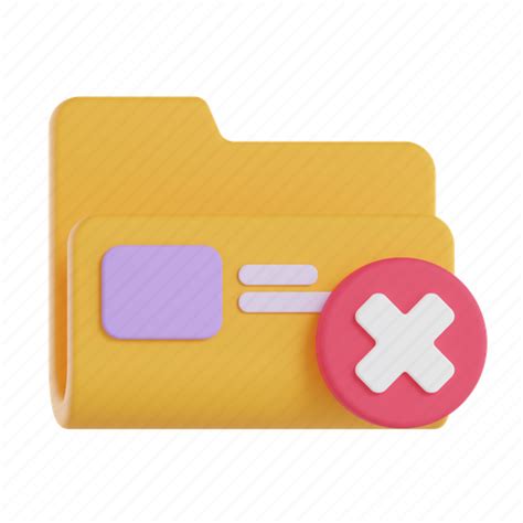 Empty Folder Recycle File Data Document Format 3d Illustration