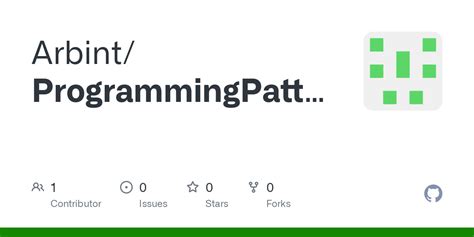 Github Arbintprogrammingpattern