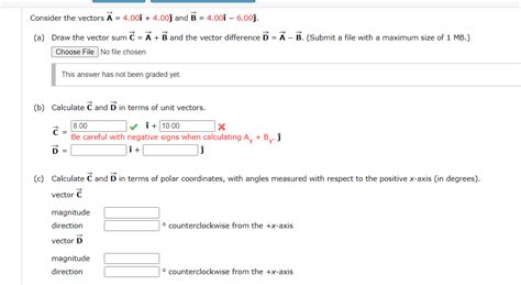 Solved Kindly Solve In Parts And Also Draw The Vector Sum Chegg Com