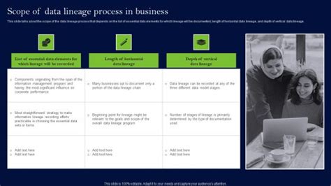 Data Lineage Methods Scope Of Data Lineage Process In Business Brochure Pdf