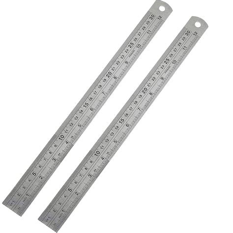 Arvachin Stainless Steel Scale Ruler 30 Cm Pack Of 2 Pieces