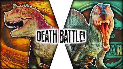 Spinosaurus Vs Carnotaurus Jurassic World Tyrannosaurus Rex Vs