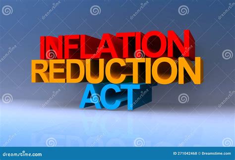 Inflation Reduction Act Written On Paper With Office Tools And Keyboard