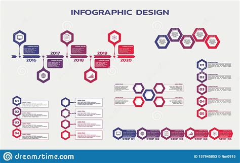 Infographic And Flowcharts On Board Presentation Vector Illustration