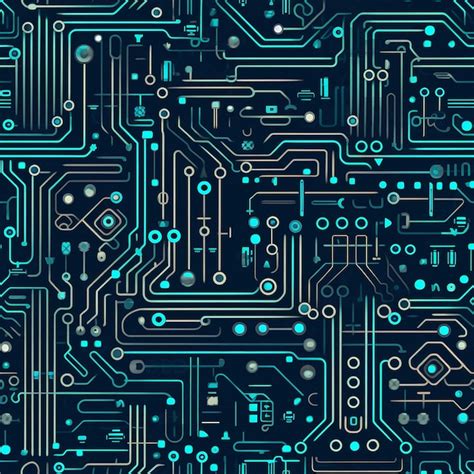 Premium Ai Image General Circuitry Pattern Illustration Repeating Colorful Seamless Design Premium Ai Image General Circuitry Pattern Illustration Repeating Colorful Seamless Design