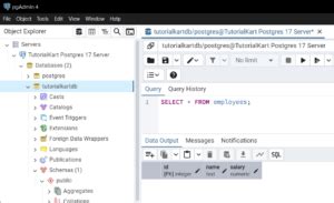 How To Create A Table In PgAdmin