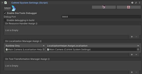 localization gameface documentation