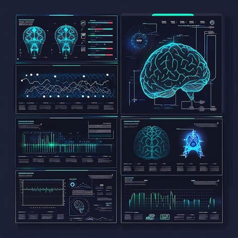 Premium Photo Design Of Brain Computer Interface Graphic Display With Eeg Signal Pro Banner
