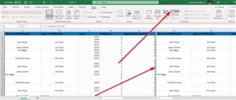 How To Freeze And Split Panes In Excel Worksheets