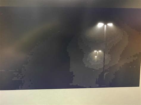 Can Anyone Tell Me Why Black Screens Look So Pixelated And Inconsistent