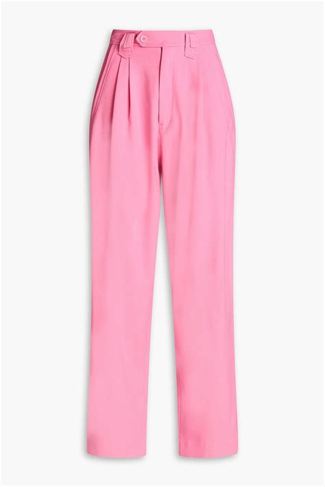Rachel Gilbert Enrico Crepe Straight Leg Pants The Outnet