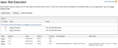 Run Unit Test Methods Apex Developer Guide Salesforce Developers