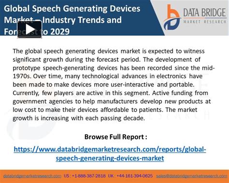 Ppt Global Speech Generating Devices Market Powerpoint Presentation